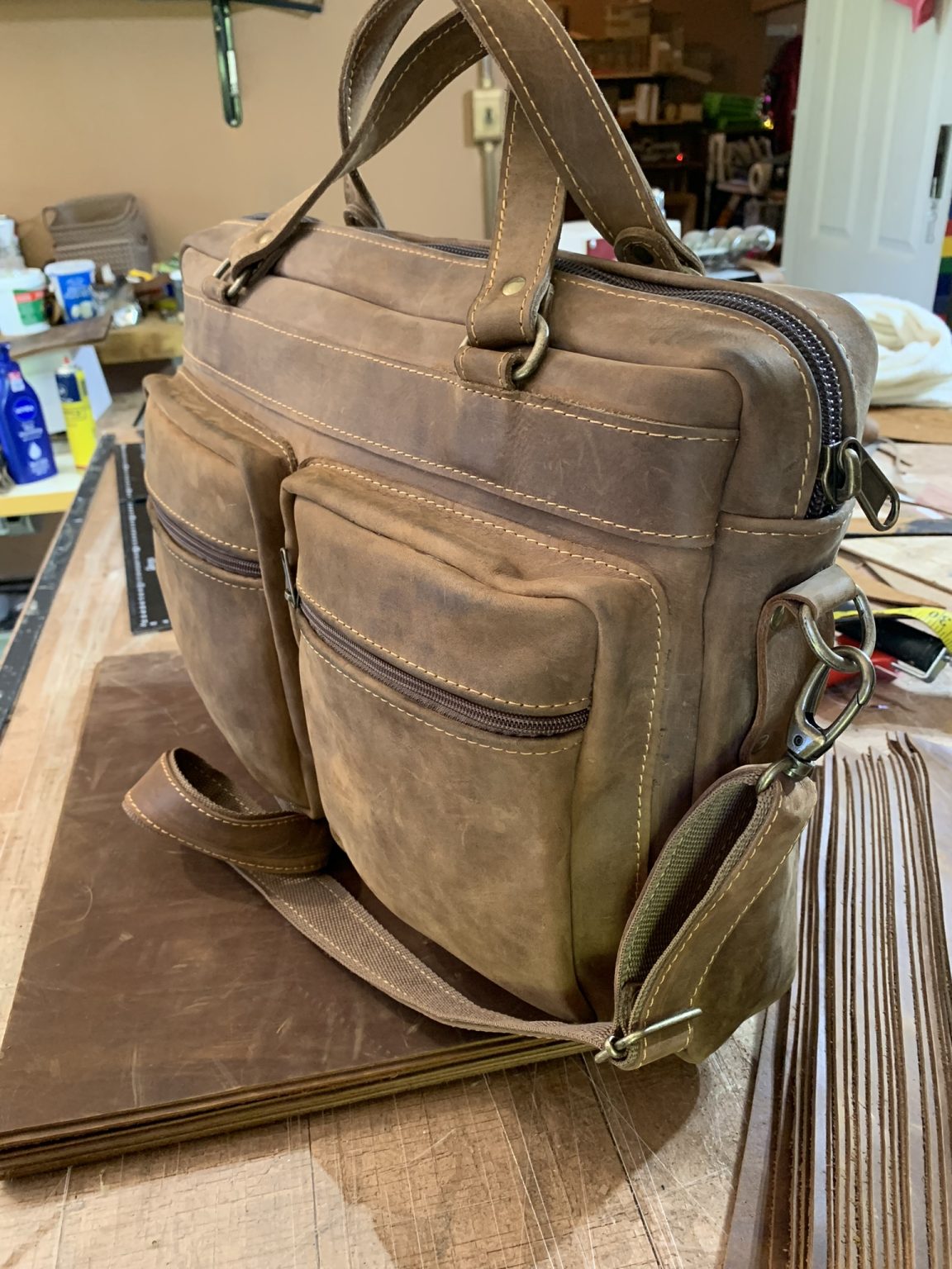 Rugged Laptop Bag - The Oldfangled Leather Co