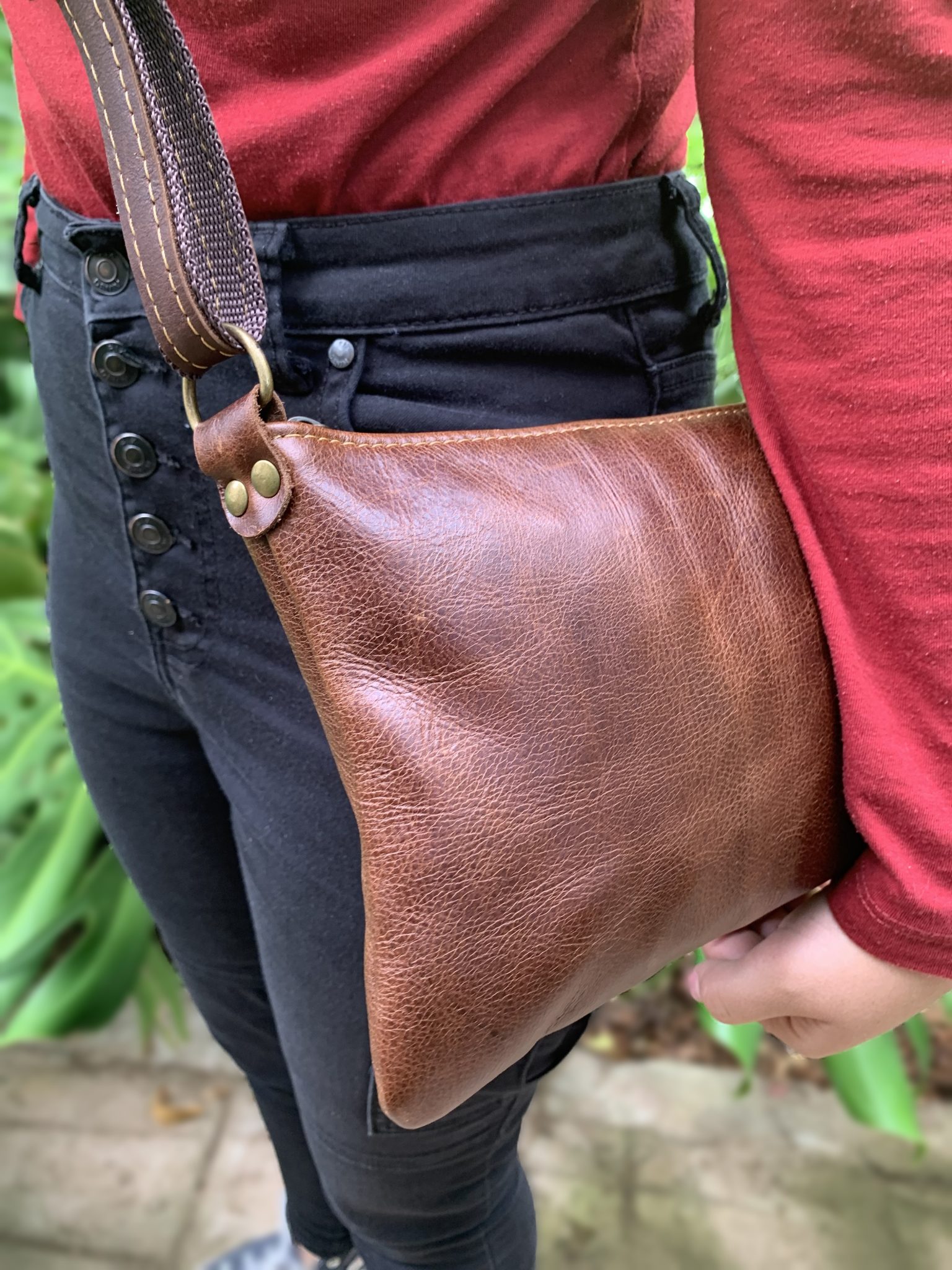 Little Leather Sling Bag - The Oldfangled Leather Co