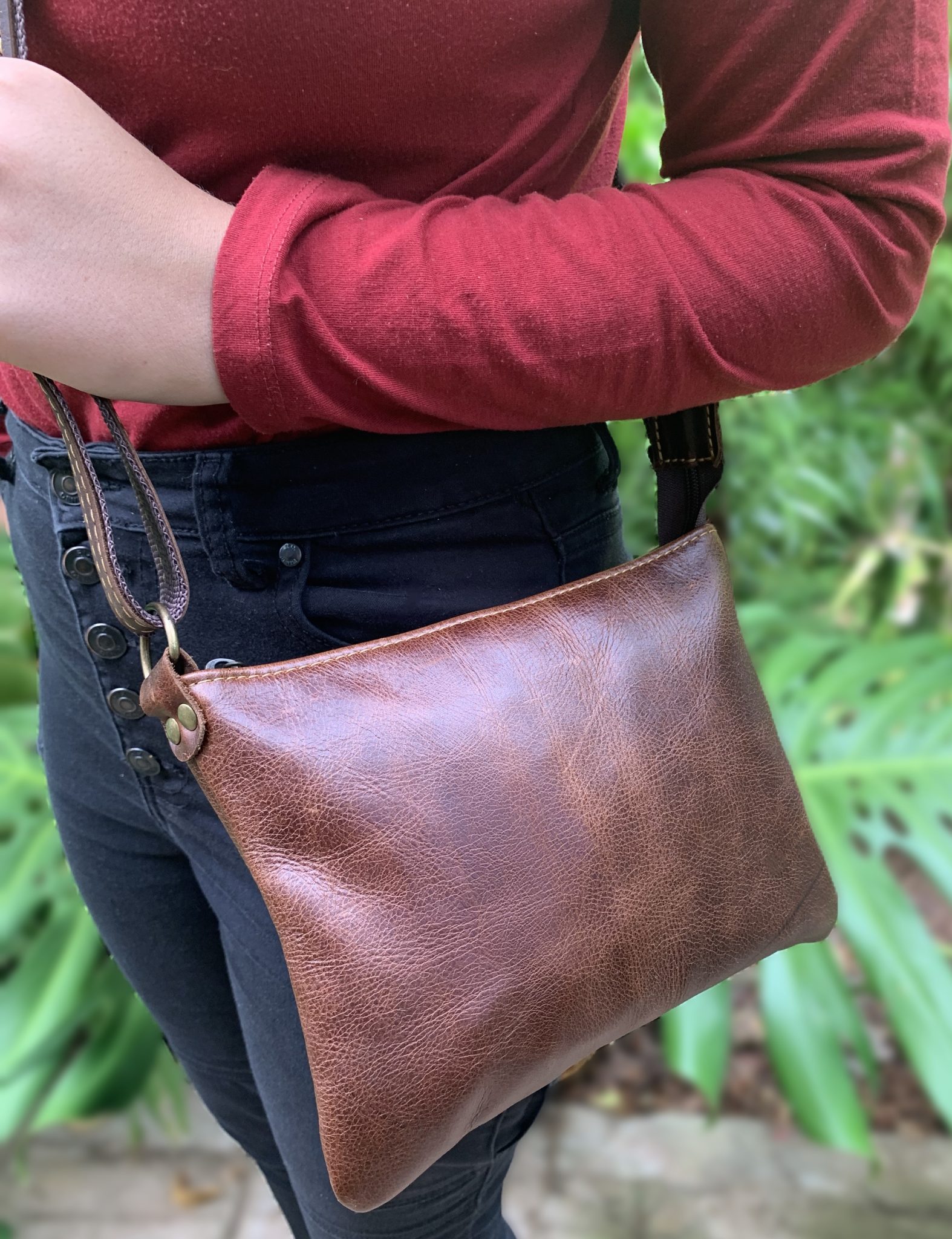 Little Leather Sling Bag - The Oldfangled Leather Co